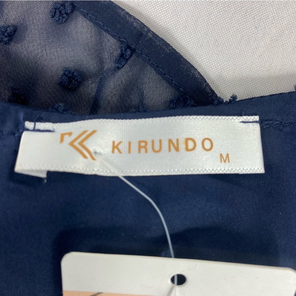 kirundo | Dresses | Kirundo Womens Babydoll Swiss Dot Dress Size M ...